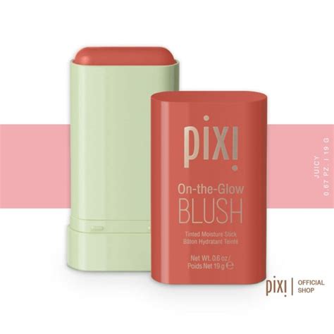 Pixi On The Glow Blush Face Makeup For All Natural Radiant Glowing And Hydrated Skin Juicy