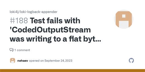 Test Fails With Codedoutputstream Was Writing To A Flat Byte Array And