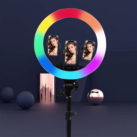 Rgb 디밍이 가능한 18인치 Led 셀카 링 라이트 의 고품질 Rgb 디밍이 가능한 18인치 Led 셀카