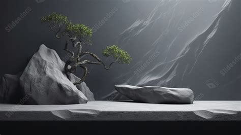 3 ความฝันของภูมิประเทศทะเลทรายที่มีโขดหิน ดาวน์โหลดพื้นหลัง Powerpoint ฟรี Slidesdocs