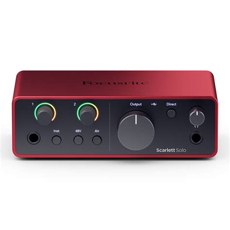Focusrite Scarlett Solo 4th Gen Usb Audio Interface