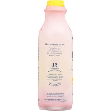 Lifeway Kefir Cultured Milk Smoothie Lowfat Probiotic Strawberry Banana