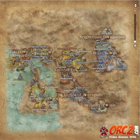 Blade And Soul Moonwater Plains Map Orcz The Video Games Wiki