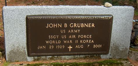 John Bellinger “jack” Grubner 1929 2001 Find A Grave Memorial