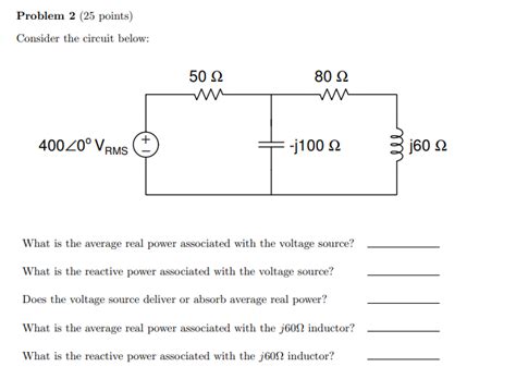 Solved Problem 2 25 Points Consider The Circuit Below 502