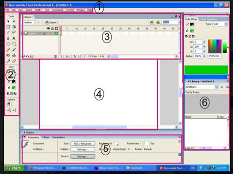 Mengenal Macromedia Flash 8 Guru Erna Berbagi