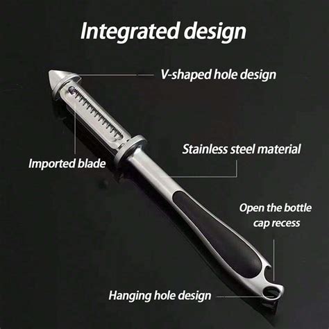 1pcgerman Double Sided Paring Knife Household Multi Functional Five In