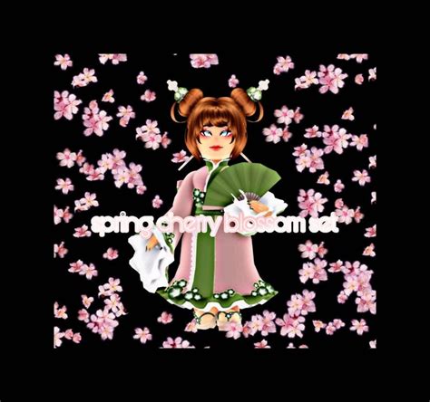 Spring Cherry Blossom Set Royale High Etsy