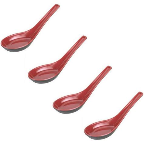 4 Pack 8 Pack Asian Japanese Chinese Soup Spoons Wonton Soba Rice Pho