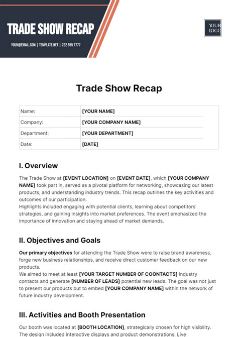 FREE Recap Templates Examples Edit Online Download Template Net