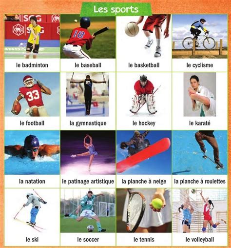 Francais En 4o De La Eso Ressources Pour Travailler Les Sports En Fle