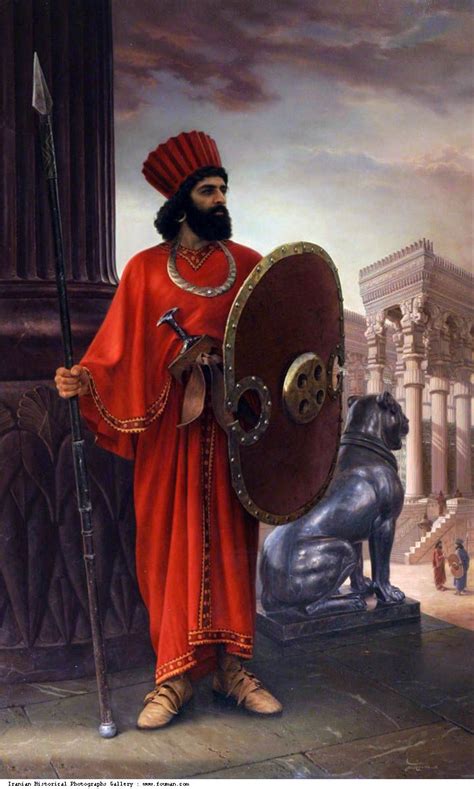 Artists Impression Of Achaemenid Soldier Persian Warrior Ancient