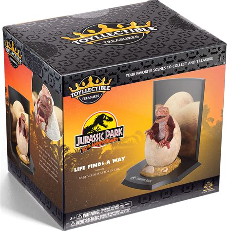 Noble Collection Jurassic Park Jurassic Park Toyllectible Treasures Egg