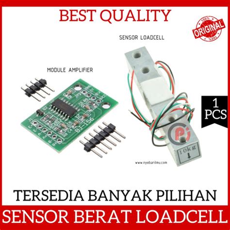 Jual Weight Sensor Ukur Berat Load Cell Loadcell Module Hx711 Timbangan