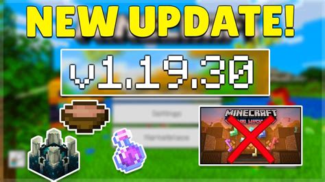 Minecraft Bedrock 1 19 30 Released HUGE Bug Fix Update Minecraft Videos