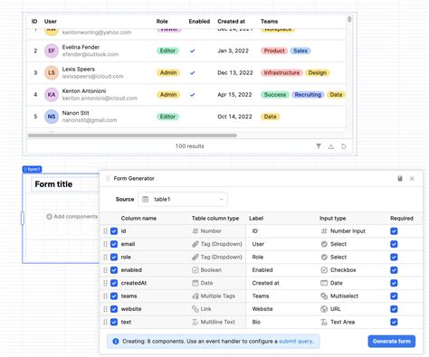 Build Database From App 💬 App Building Retool Forum