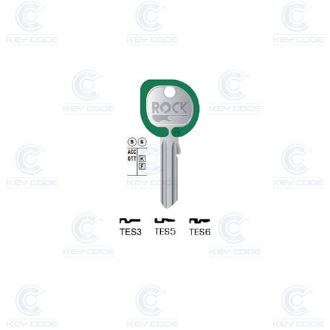 Keyline Key Tesa Tes5 Rock Te2 Te 8i Green Key Code