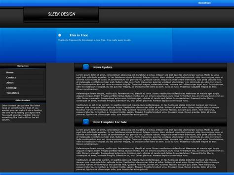 Plantilla Html Css Gratuita Sleek Design Plantillas Html Gratuitas