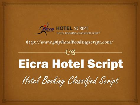 Ppt Php Hotel Booking Script An Online Solution For Hotel Reservaion Powerpoint Presentation