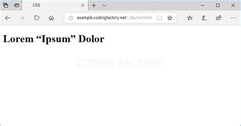 Css Reference Quotes Coding Factory