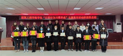 四川工业科技学院 新闻网 【建筑工程学院】学院召开“学生日常行为习惯养成”主题教育活动阶段性总结会