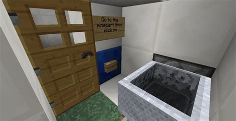 Automatic Minecart Station Minecraft Map