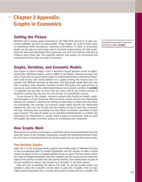 Chapter Appendix Graphs In Economics Chapter Appendix Graphs In Economics Getting