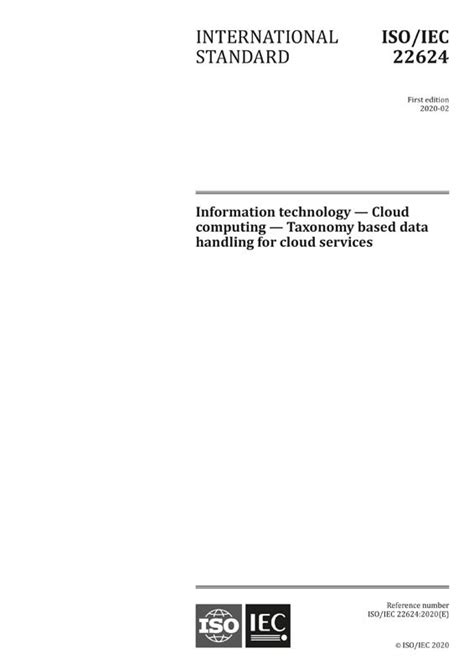ISO IEC 22624 2020 IEC Normen VDE VERLAG