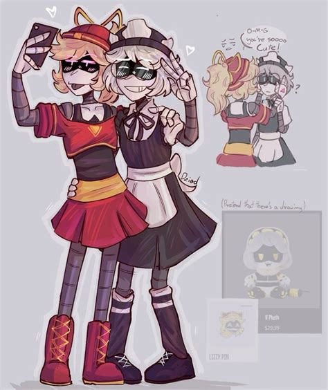 Lizzy X Maid V Vizzy Character Art Drone Images Drone Photos