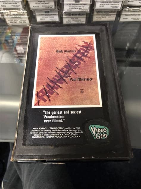 Andy Warhols Frankenstein Beta Not Vhs Rare Horror Video Gems £6175