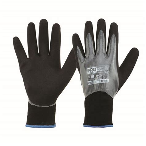 Gloves Pro Safety Touchscreen Sand Dip Winter Glove Pair Fortus
