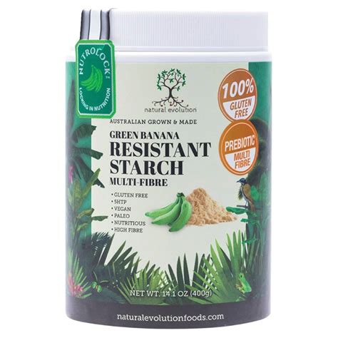 Natural Evolution Green Banana Resistant Starch Multi Fibre 400g