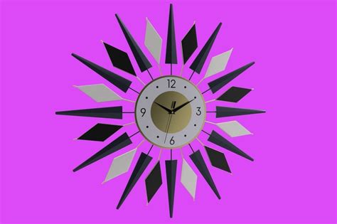 Modern Analog Wall Clock 3d Model Cgtrader