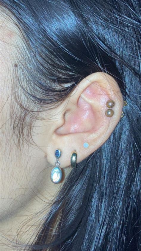 I Have Stahl Ear Or Spock Ear Though Its Mild My Helix Piercings On