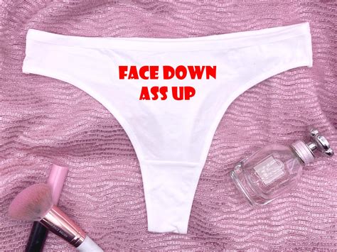 Face Down Ass Up Thong Funny Underwear Twerk T Hip Hop Music
