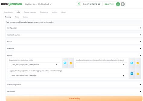 SDXL LoRA Training With Kohya