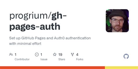 GitHub Progrium Gh Pages Auth Set Up GitHub Pages And Auth Authentication With Minimal Effort