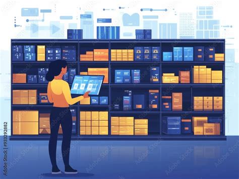 Inventory Management Optimization Using Data Analytics And Flat Design