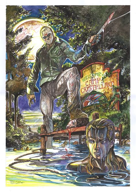 Jason Voorhees Friday 13 Color By Francesco Conte1974 On Deviantart