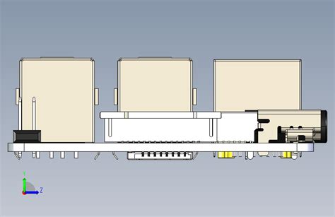 Y 树莓派 RPi ModelB STP STEP 模型图纸下载 懒石网