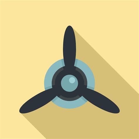 Premium Vector Aircraft Repair Motor Propeller Icon Flat Illustration