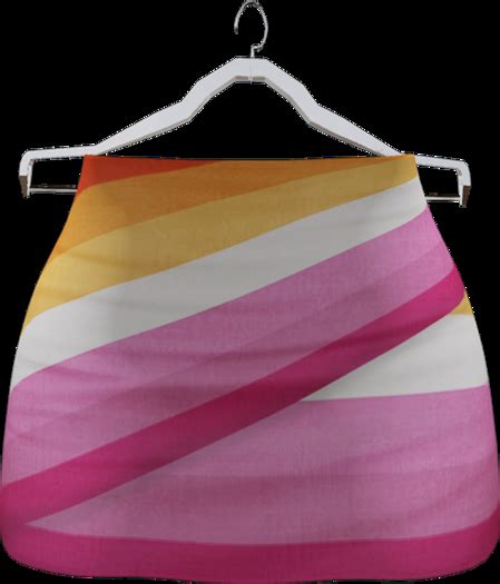 Second Life Marketplace Lesbian Flag Mini Skirt
