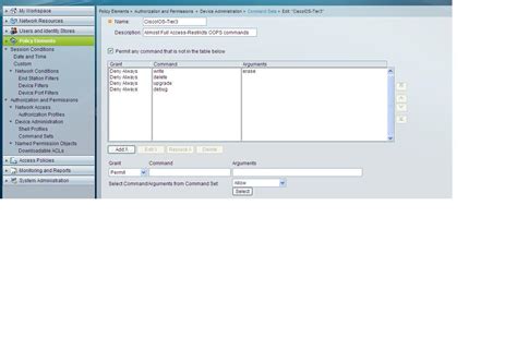 Setting Privileges In Cisco Secure ACS Version Cisco Community
