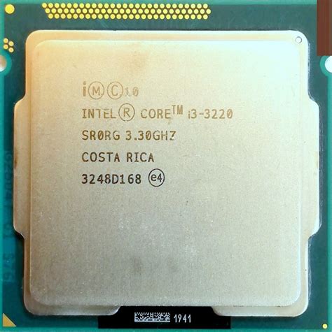Процессор Intel Core i3-3220 L1 SRORG 3.3GHz 3M Cache Socket 1155 Б/У ...