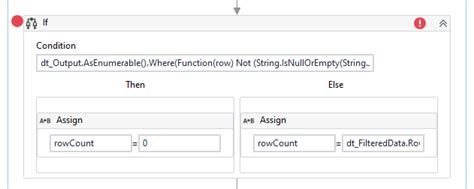 How To Make Workflow Continue Even If Dt Is Empty Studio Uipath Community Forum