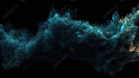 Fluidly Chaotic Explore An Abstract Fractal Particle Field In Detailed 3d Simulation Powerpoint