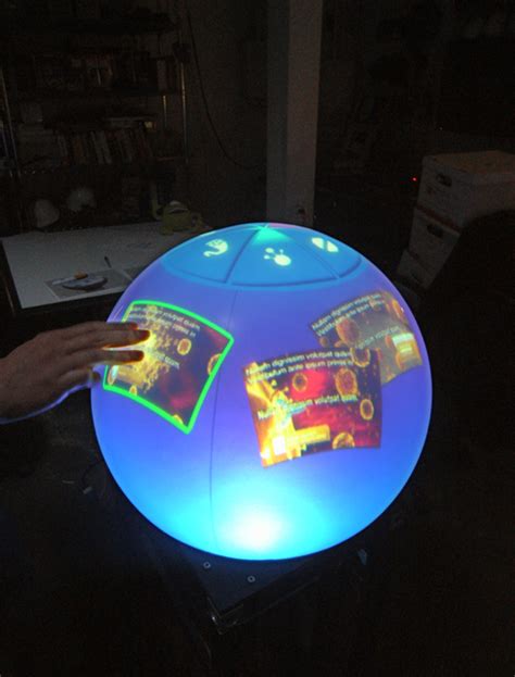 Multi Touch Spherical Display