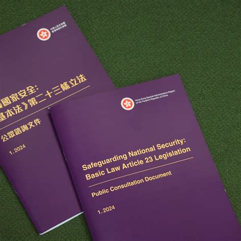 Hong Kongs John Lee Says ‘spare No Effort As Article 23 National