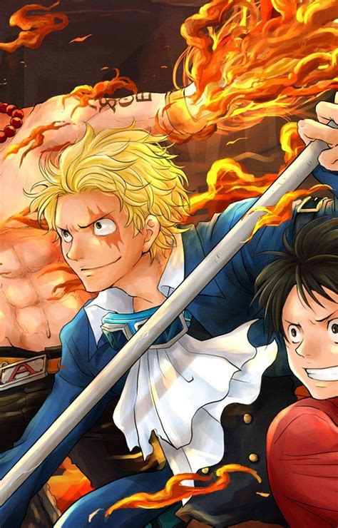 One Piece Luffy Ace And Sabo Wallpaper Hd Luffy Ace Sabo Wallpapers