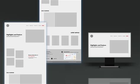 Design Wireframe Mockup Aesthetic Ui Ux Design Prototype By Zhlxn Fiverr
